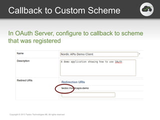 Incorporating OAuth: How to integrate OAuth into your mobile app | PPT