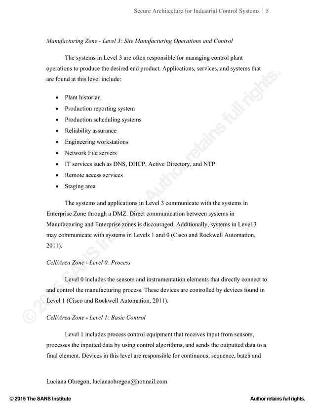 Secure Architecture Industrial Control Systems 36327 Pdf