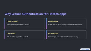 Secure Authentication in FlutterFlow: MFA, Biometrics & PSD2 Compliance ...
