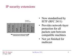 Secure Multicast Conferencing | PPT