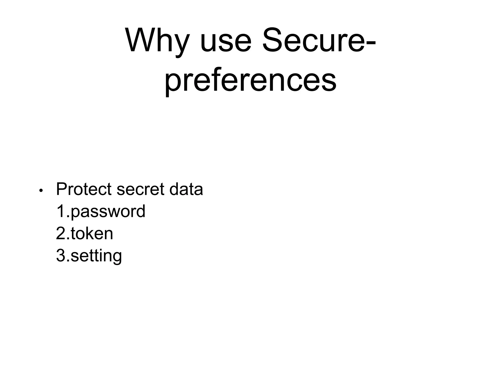 Secure preferences | PPT