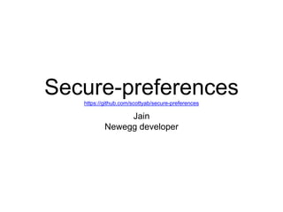 Secure preferences | PPT