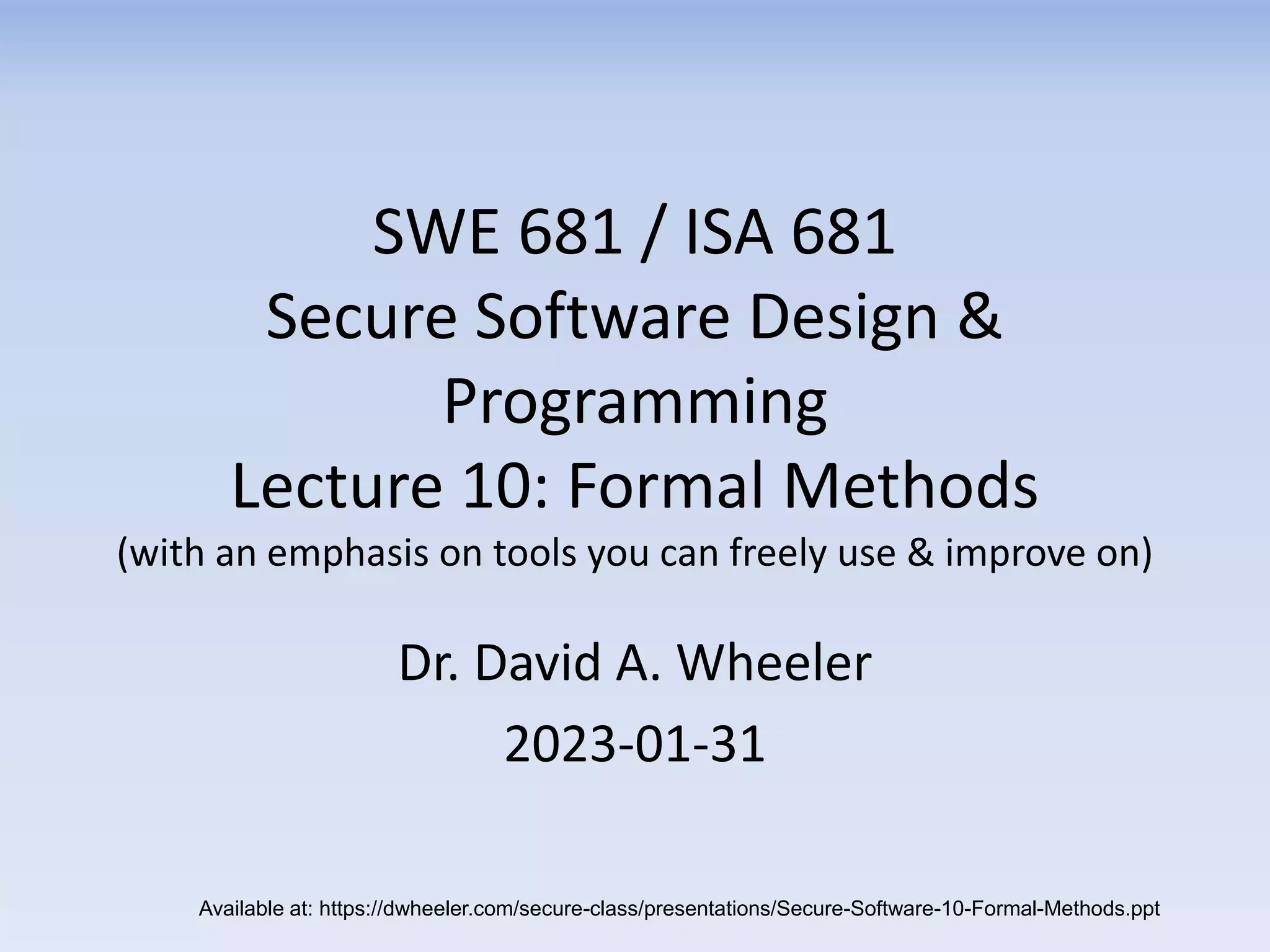 Secure-Software-10-Formal-Methods.ppt