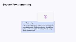 Secure Software Design and Secure Programming | PDF