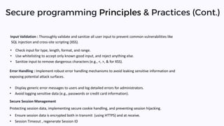Secure Software Design and Secure Programming | PDF