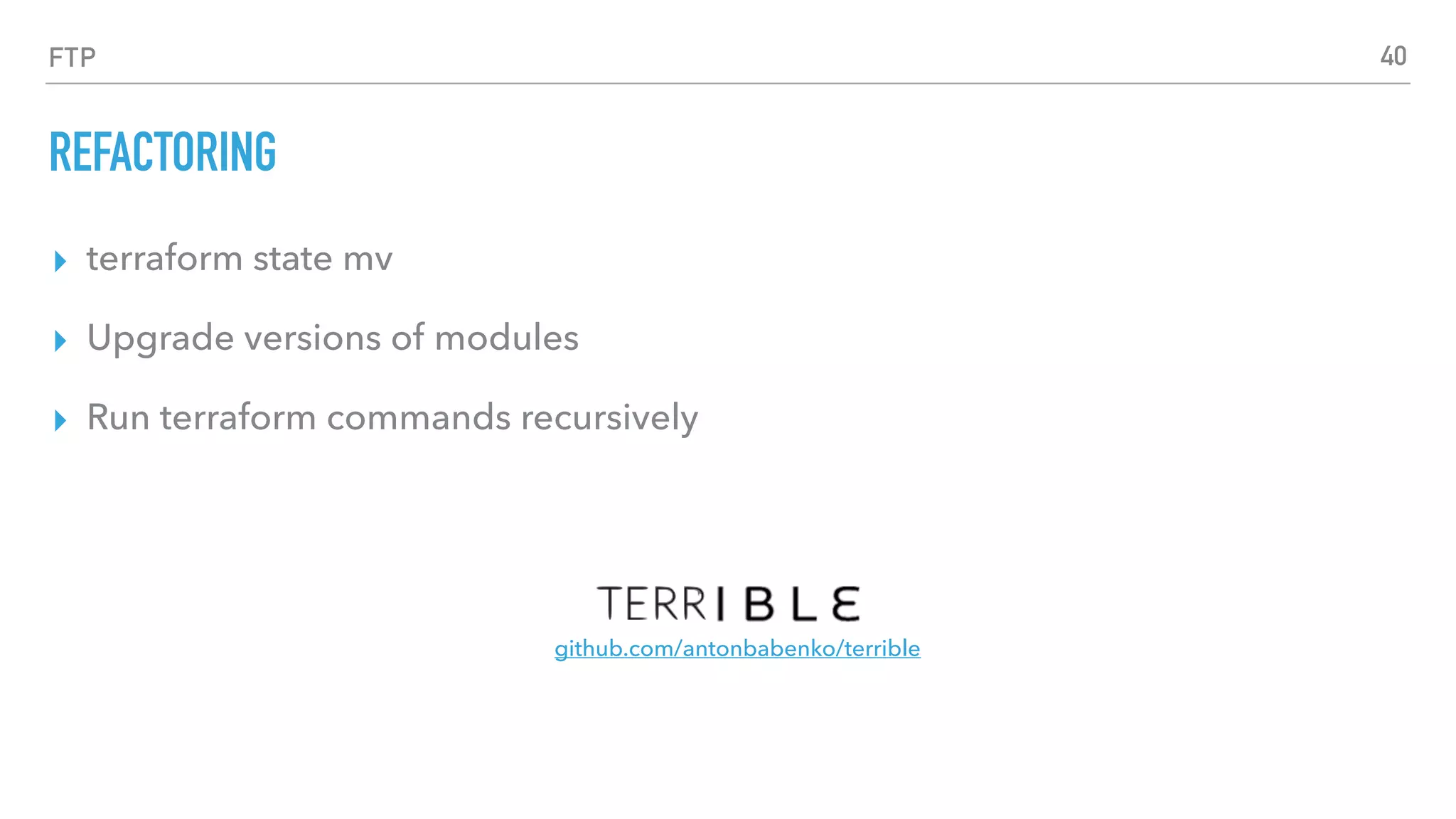 Gotchas Using Terraform In A Secure Delivery Pipeline Ppt