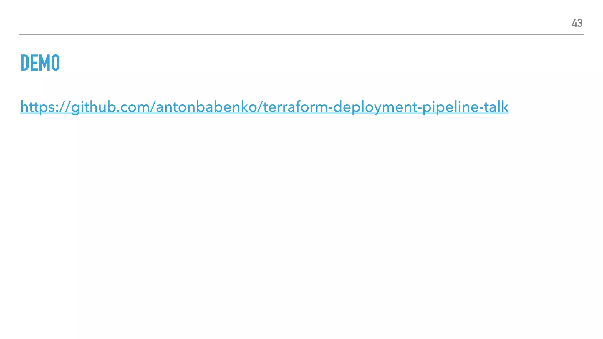 Gotchas using Terraform in a secure delivery pipeline | PPT