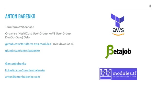 Gotchas using Terraform in a secure delivery pipeline | PPT