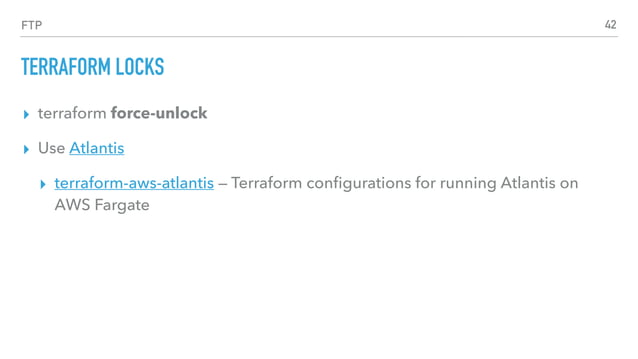 Gotchas Using Terraform In A Secure Delivery Pipeline Ppt