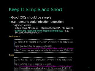 openioc_scan - IOC scanner for memory forensics | PPT