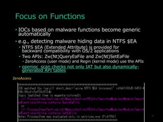openioc_scan - IOC scanner for memory forensics | PPT