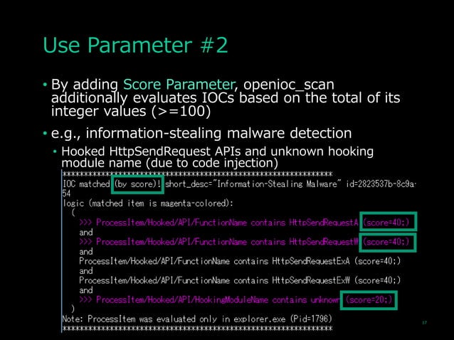 openioc_scan - IOC scanner for memory forensics | PPT
