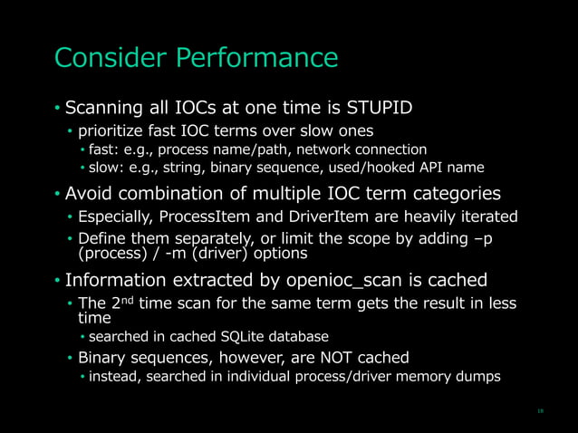 openioc_scan - IOC scanner for memory forensics | PPT