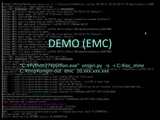 openioc_scan - IOC scanner for memory forensics | PPT