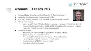 Secure 2019 - APT for Everyone - Adversary Simulations based on ATT&CK ...