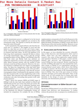 Secure and distributed data discovery and dissemination in wireless ...
