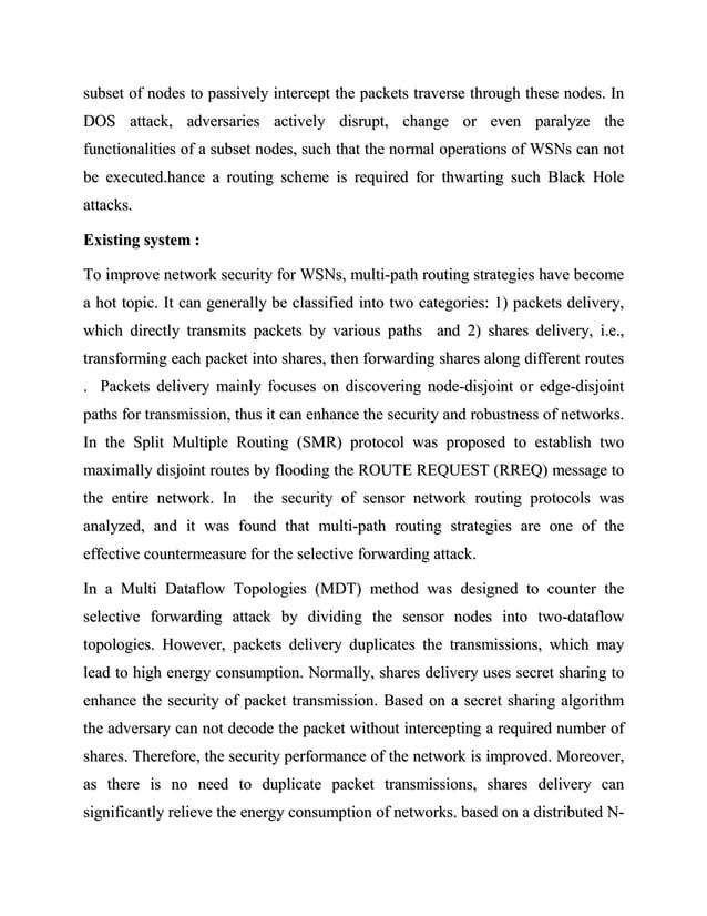 Secure and energy efficient disjoint multi-path | PDF