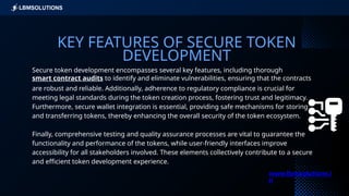 Secure and Flexible Solutions for Crypto Token Development.pptx | Free ...