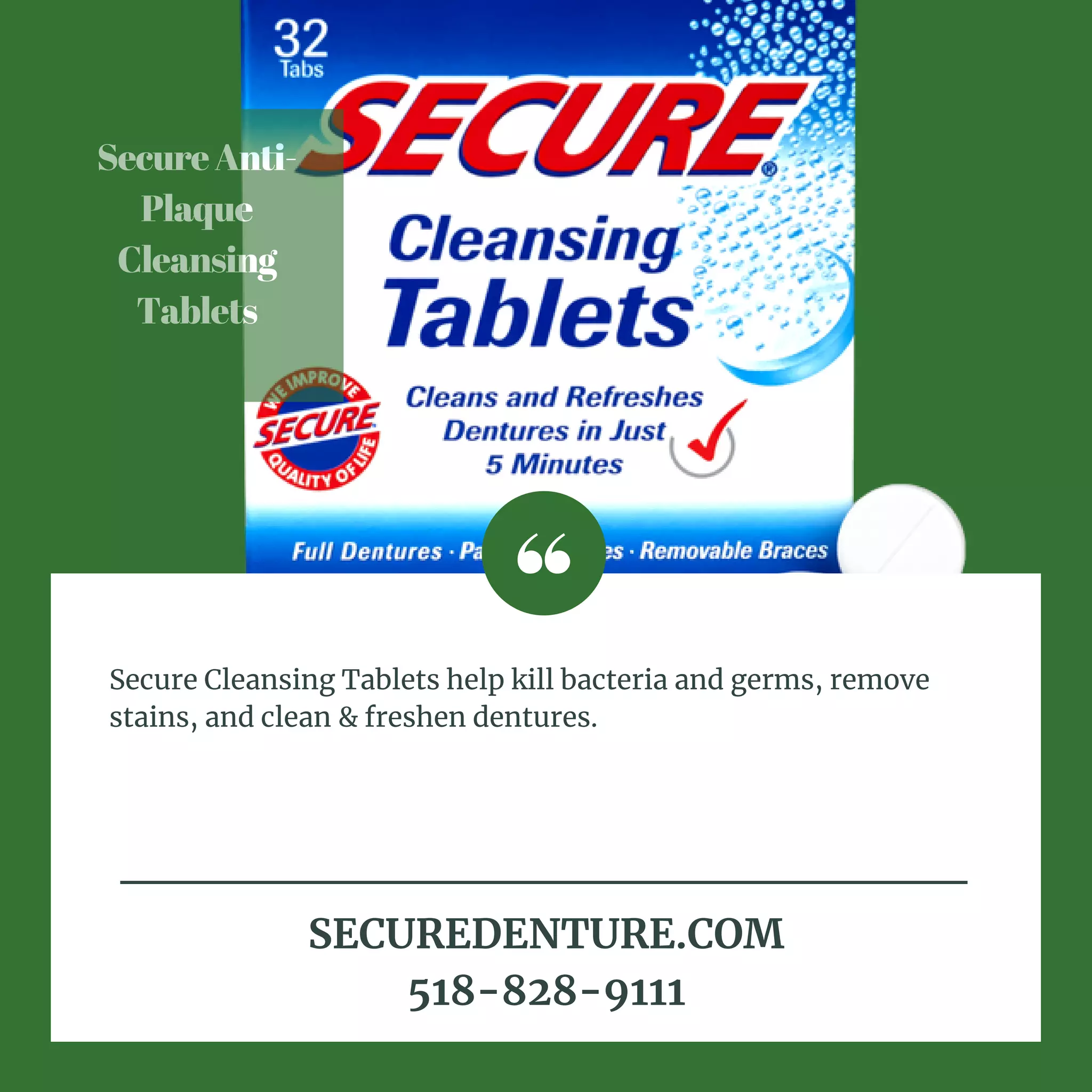 Secure Anti-Plaque Cleansing Tablets | PDF