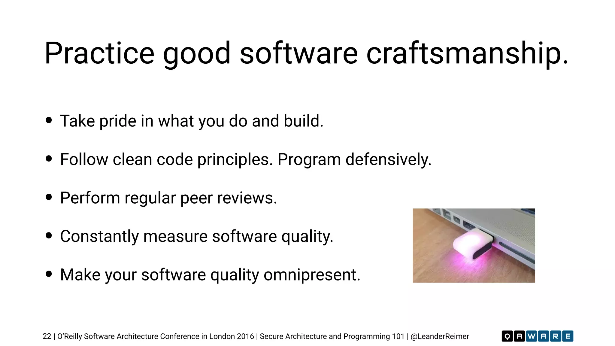Secure Architecture and Programming 101