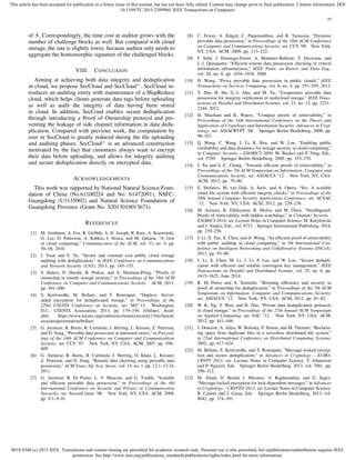 Secure Auditing and Deduplicating Data in Cloud | PDF