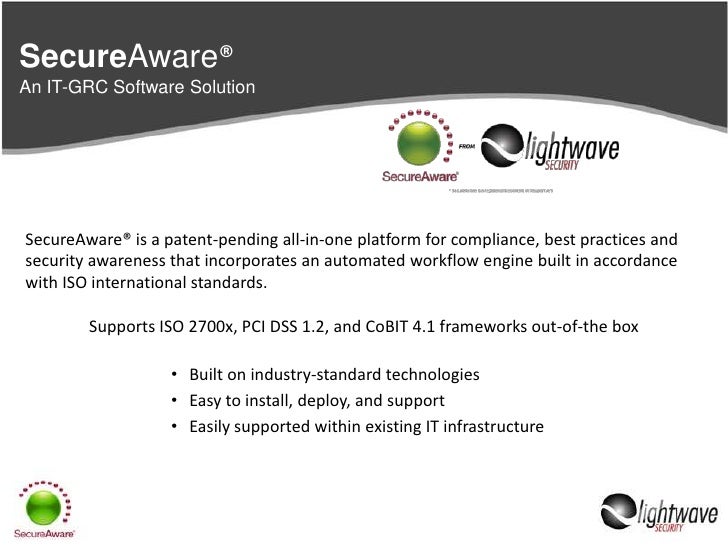 SecureAware® - Automated Risk and Compliance Solution