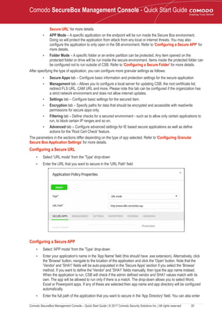 Comodo SecureBox Management Console – Quick Start Guide | PDF