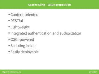 Secure by Default Web Applications with Apache Sling | PPT