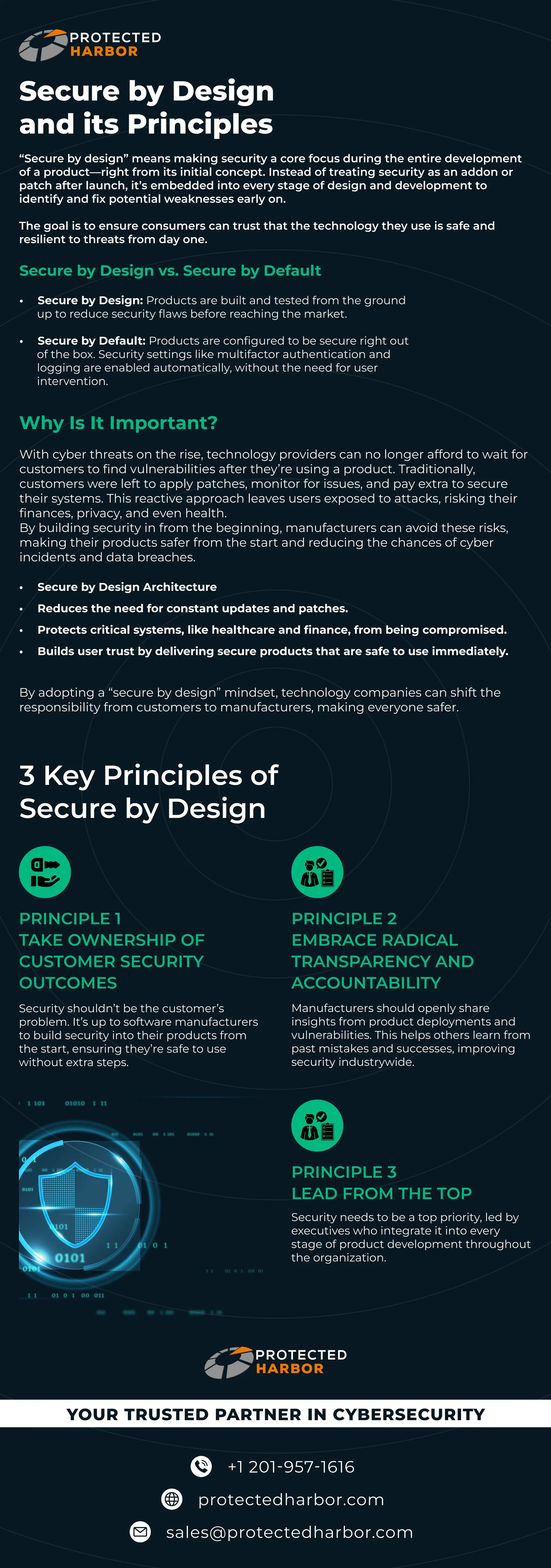 Secure by Design and its Principles Infographic | PDF