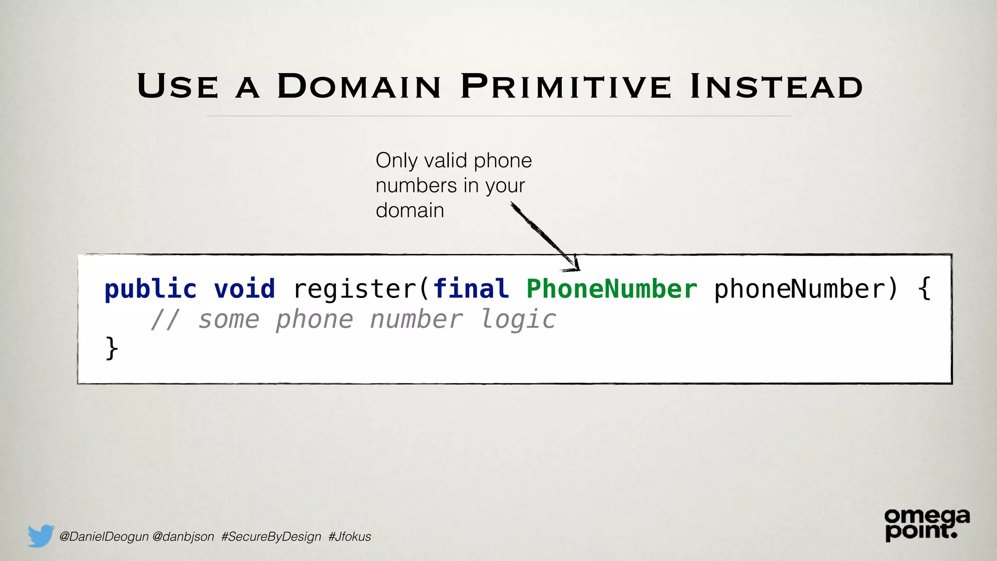 Secure by Design - Jfokus 2018 tutorial | PPT