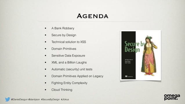Secure by Design - Jfokus 2018 tutorial | PPT