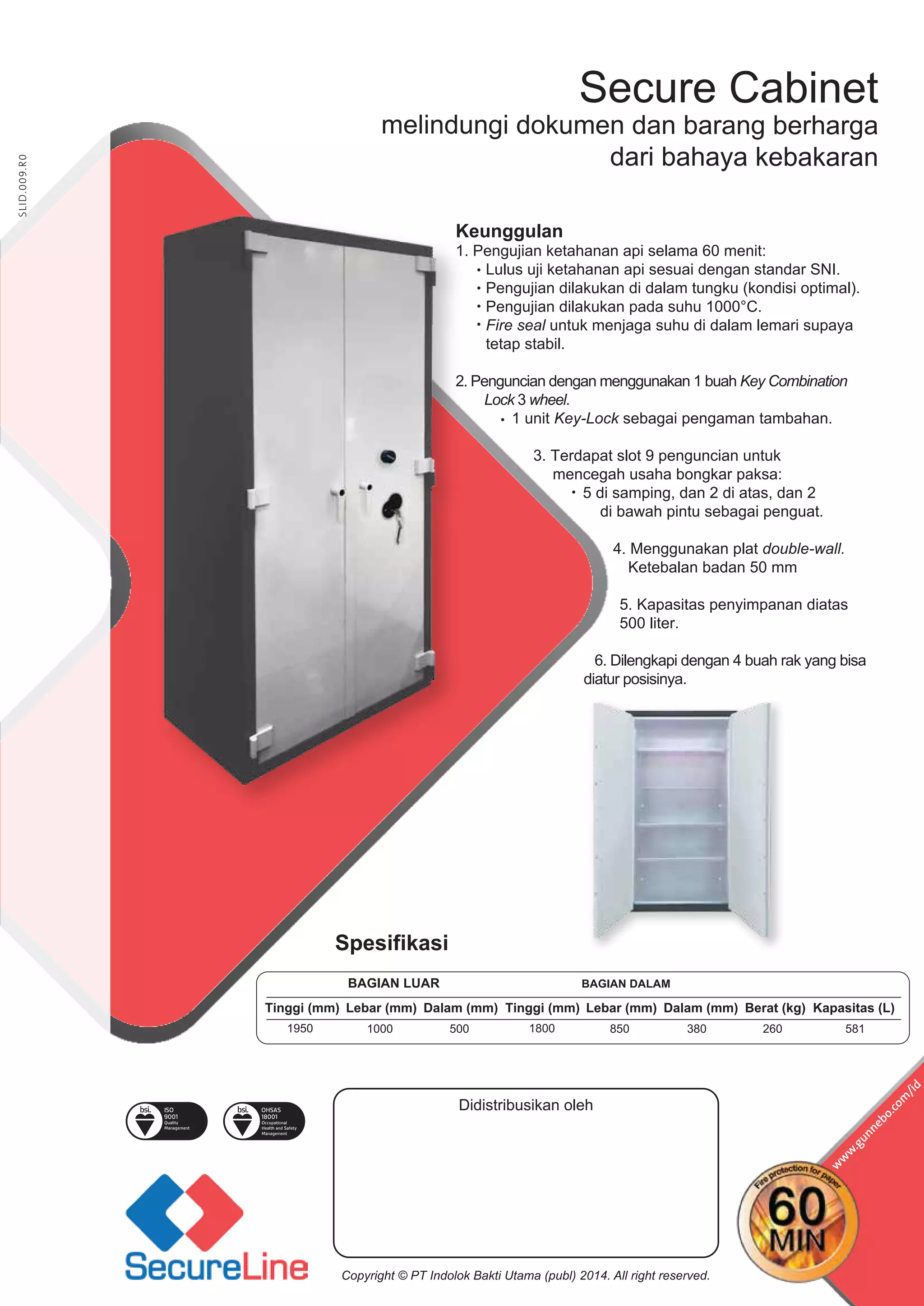 Secure cabinet | PDF