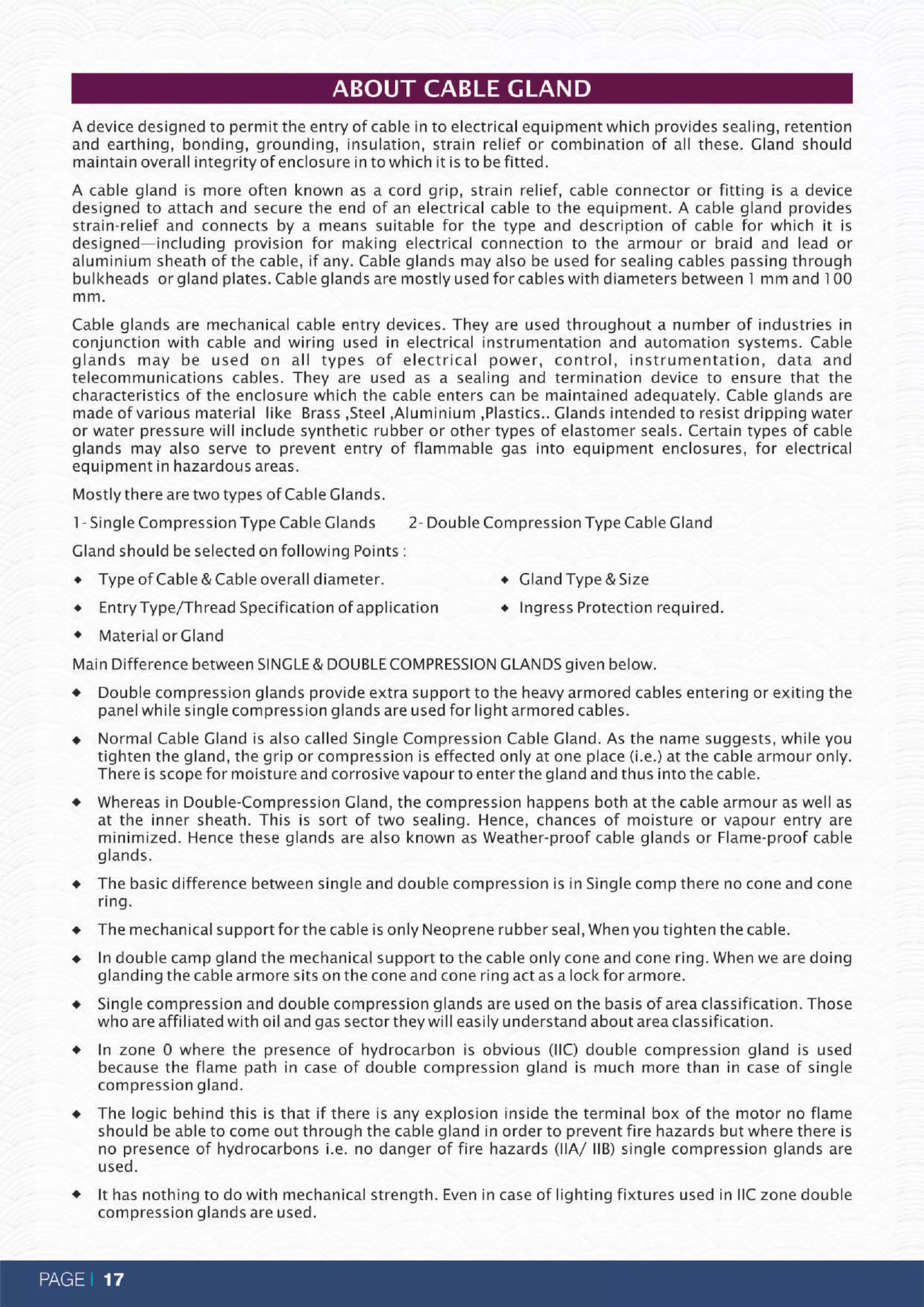 Secure cable gland | PDF