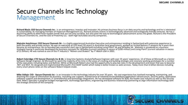 Secure channels main deck | PPT