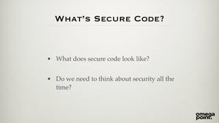 Secure code | PPT