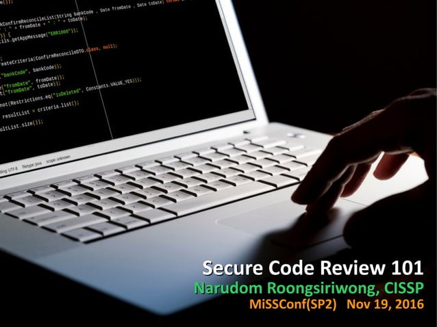 Secure Code Review 101 | PPT