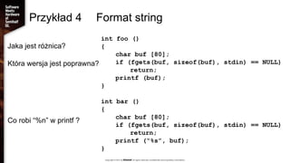 Secure Coding w praktyce. | PPT