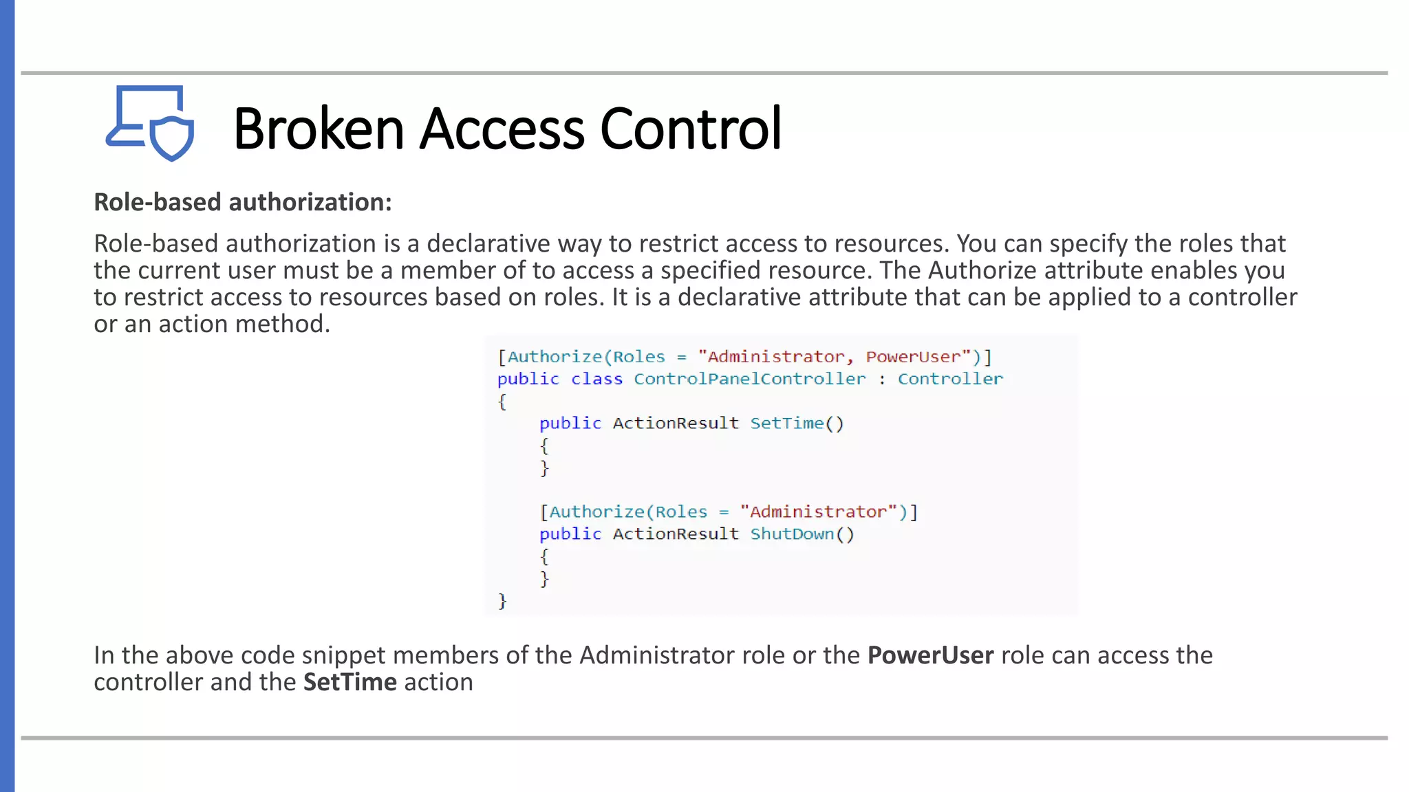 Defending broken access control in .NET
