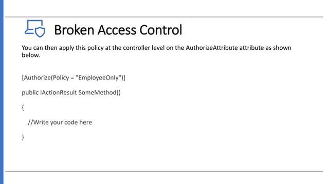 Defending broken access control in .NET