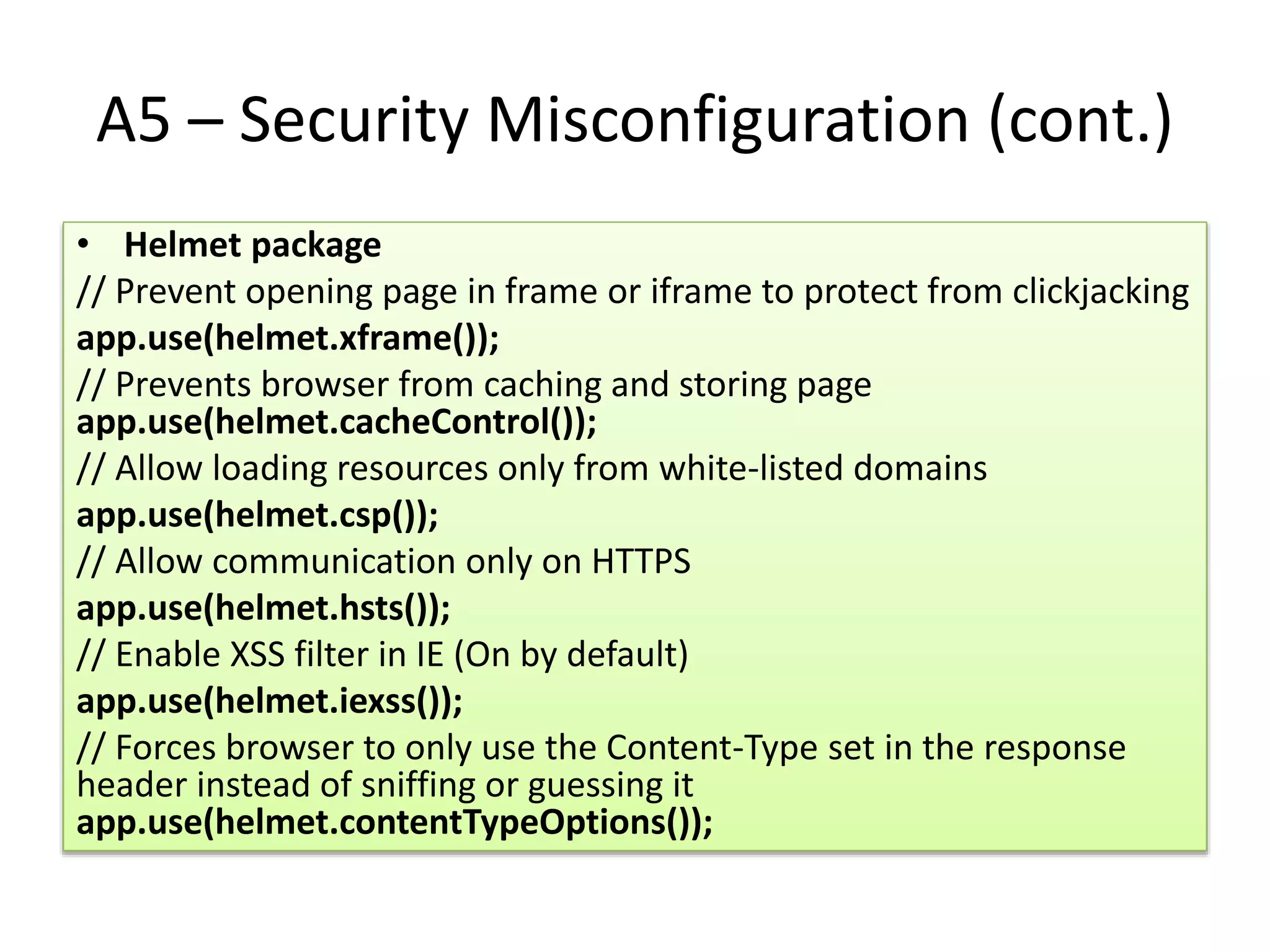 Secure Coding For Nodejs Ppt