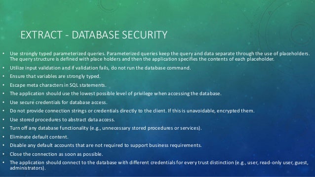 Secure Coding Practices