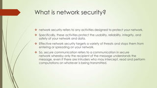 Secure communication in Networking | PPTX