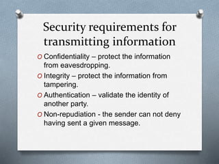 Secure communication | PPTX