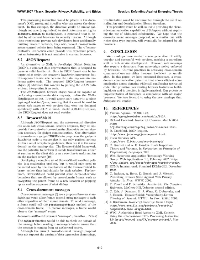 Secure Cross Domain Communication | PDF