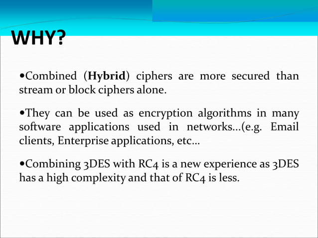 Secured algorithm for gsm encryption & decryption | PPT