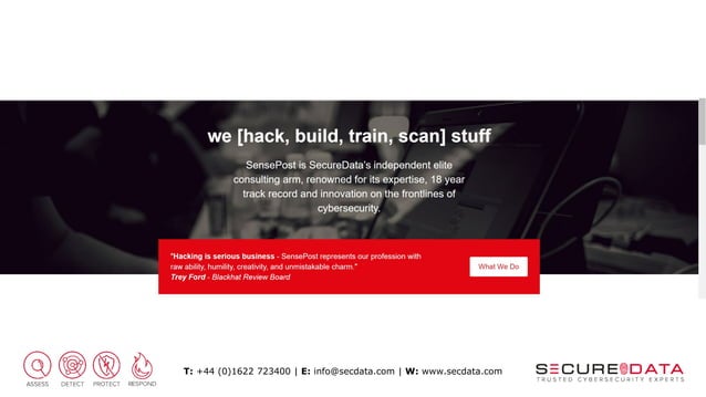 Hacking our chairmans inbox - Charl van der Walt - SensePost | PPT