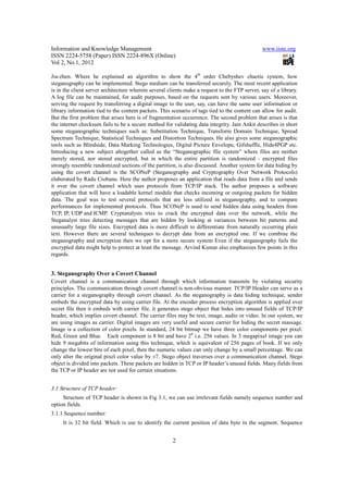 Secure data transmission by using steganography | PDF