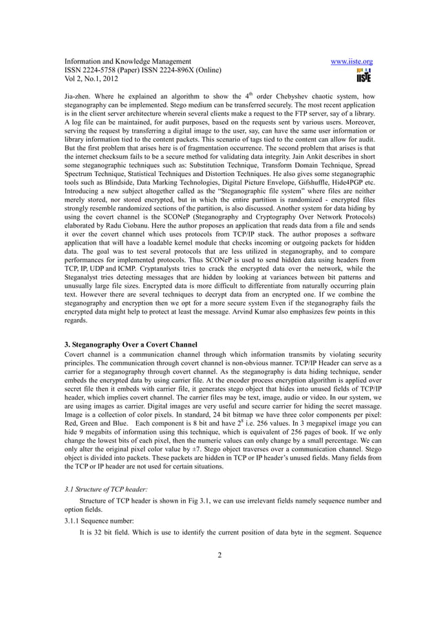 Secure Data Transmission By Using Steganography Pdf