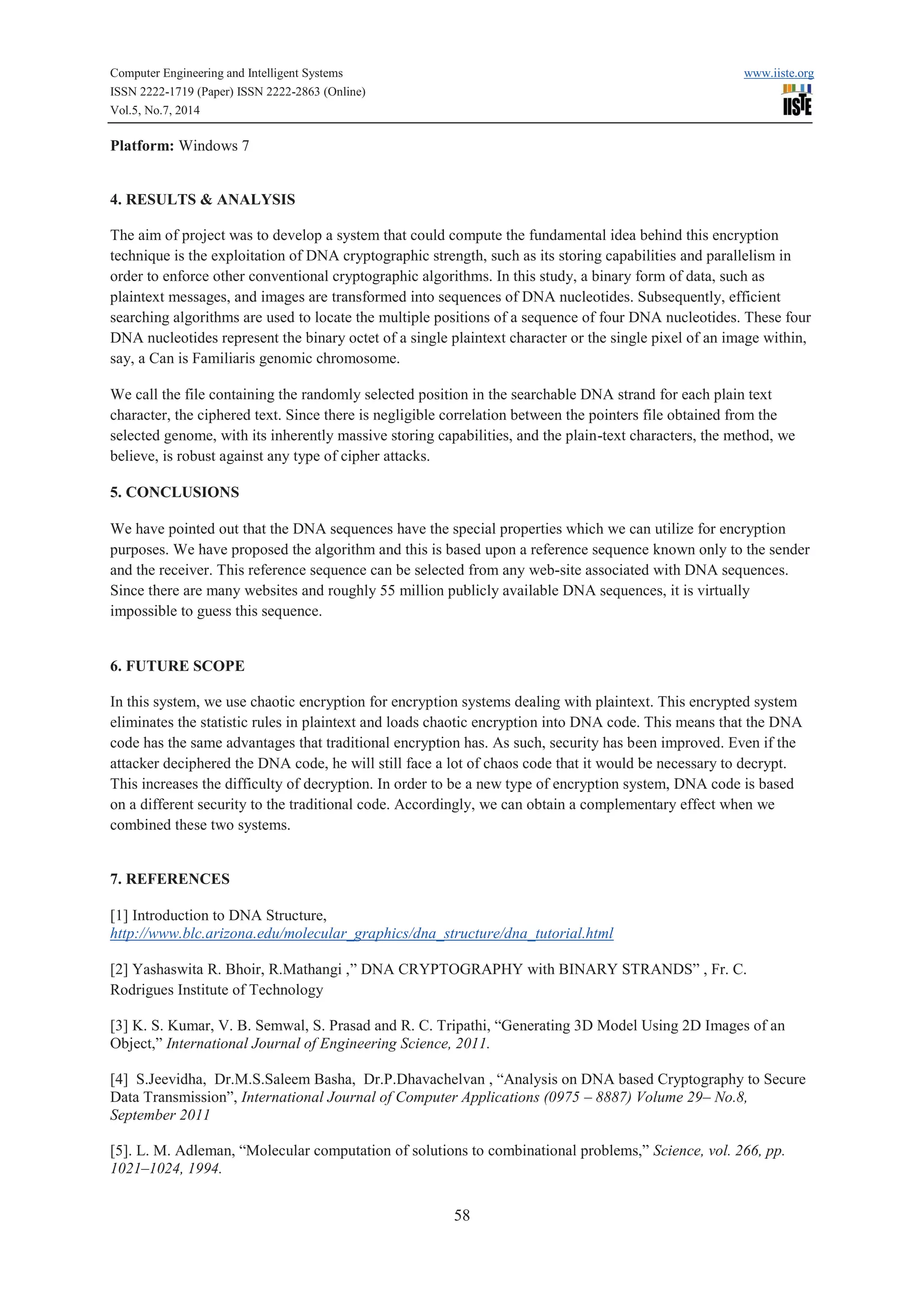 Secure Data Transmission Using Dna Encryption Pdf