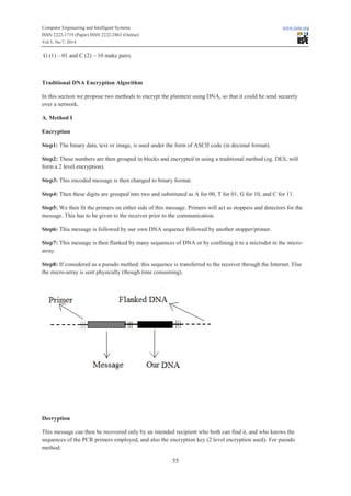 Secure data transmission using dna encryption | PDF